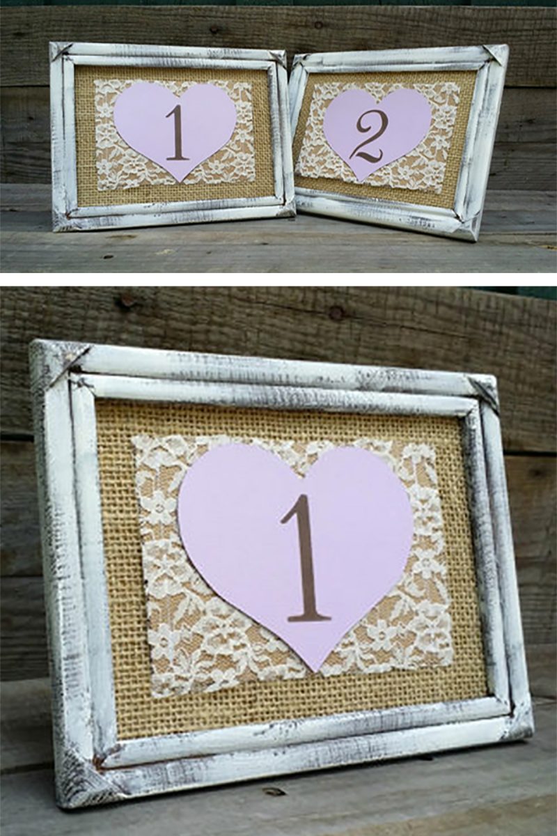 Burlap Table Numbers (Page 1 of 1)