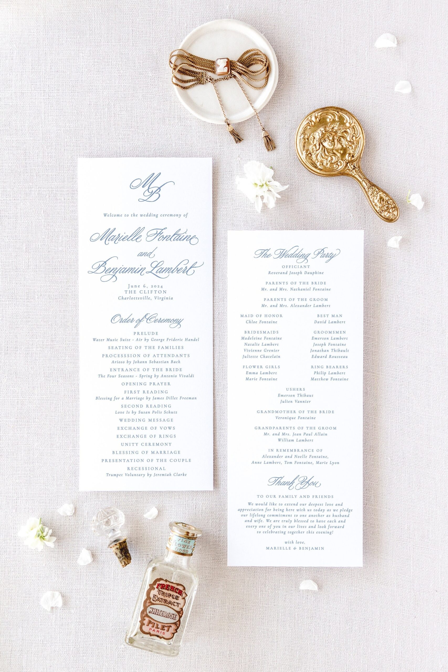 Wedding Ceremony Programs (Page 1 of 1)